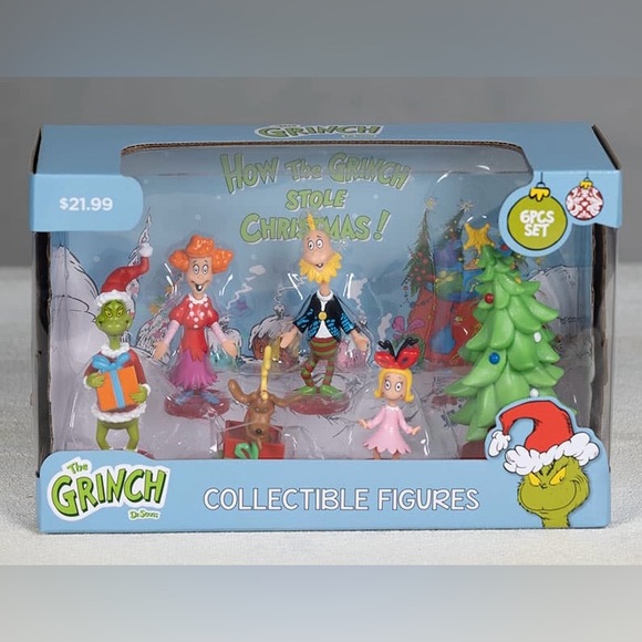 The Grinch | Toys | The Grinch Collectible Figures Set | Poshmark